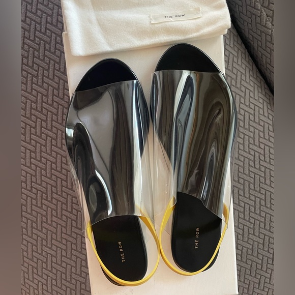The Row | Shoes | The Row Clear Pvc Flat Slingback Sandals New Size 38 ...